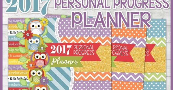 {NEW} 2017 YW Personal Progress Planner!! - My Computer is My Canvas