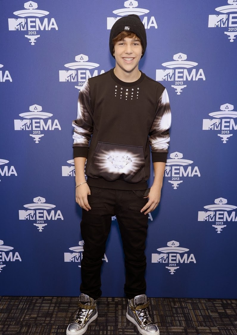 Austin Mahone gana el premio al Artista en Ascenso en los MTV EMA 2013 ...
