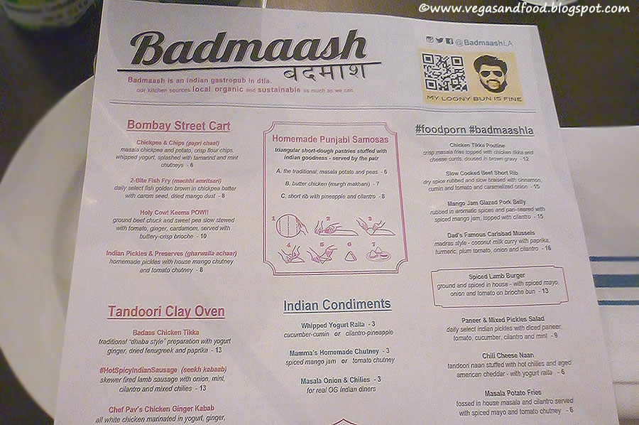 Badmaash - Downtown - Vegas and Food
