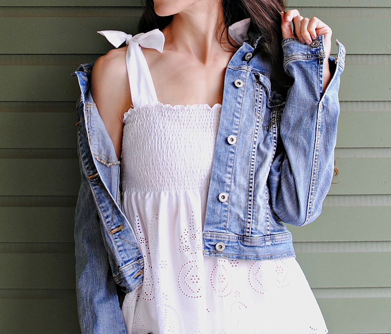 Trash To Couture: DIY Shirred Top