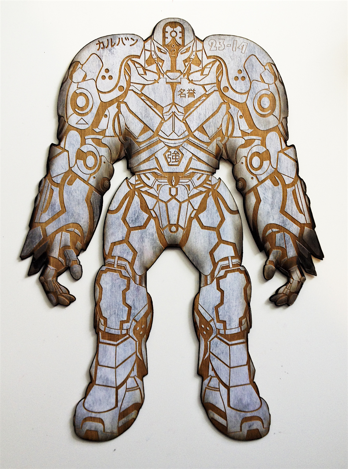 MECH WARRIOR Laser Cut by Kal Johnstone