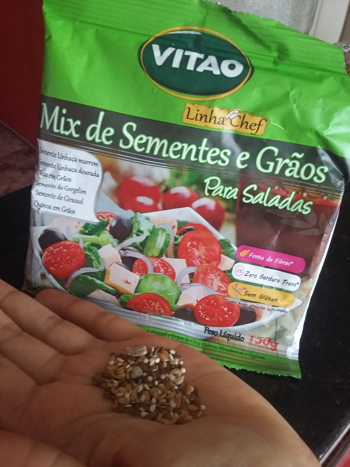 Feminilidades: Mix de Semente Grãos para Salada da Vitao Alimentos