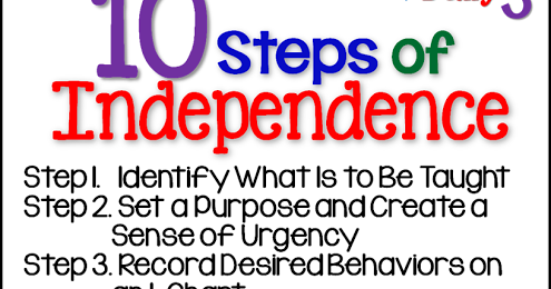 Freebielicious: 10 Steps of Independence