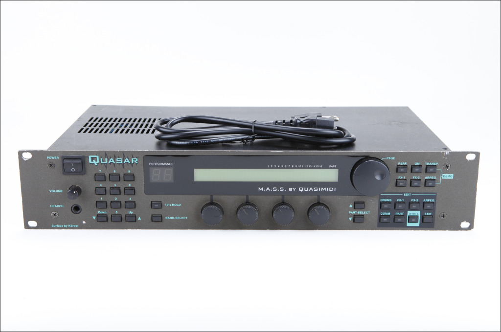 MATRIXSYNTH: Quasimidi Quasar Synthesizer Sound Module