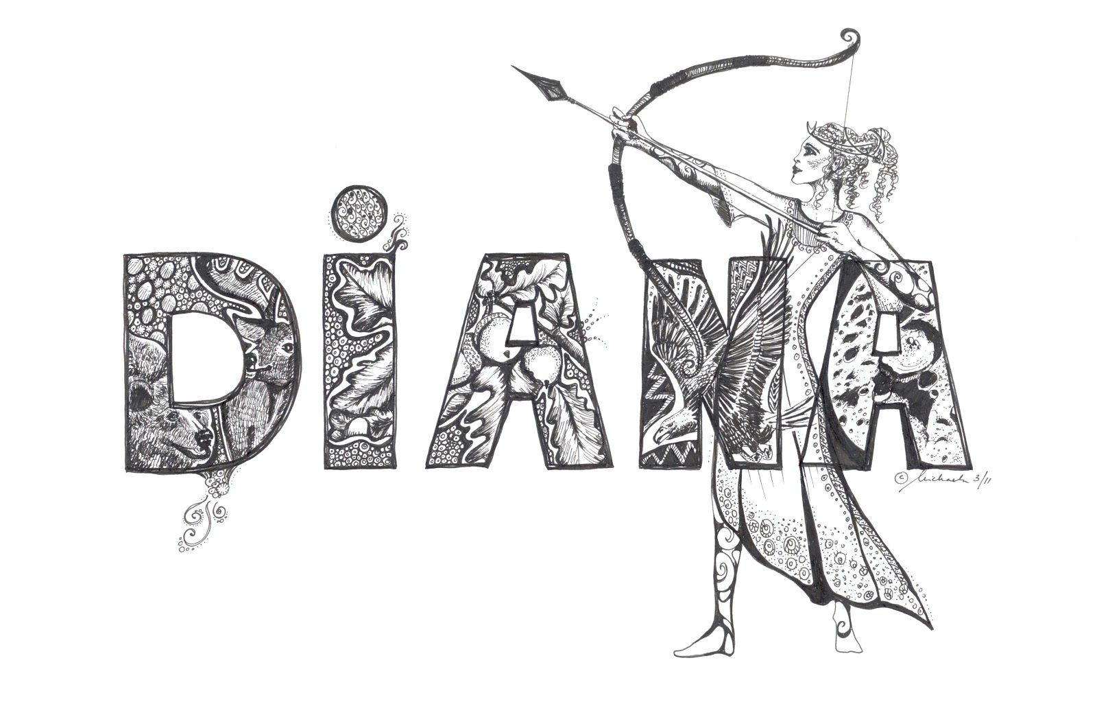 Malka Michaela Barshishat: Name Keepsakes: DIANA