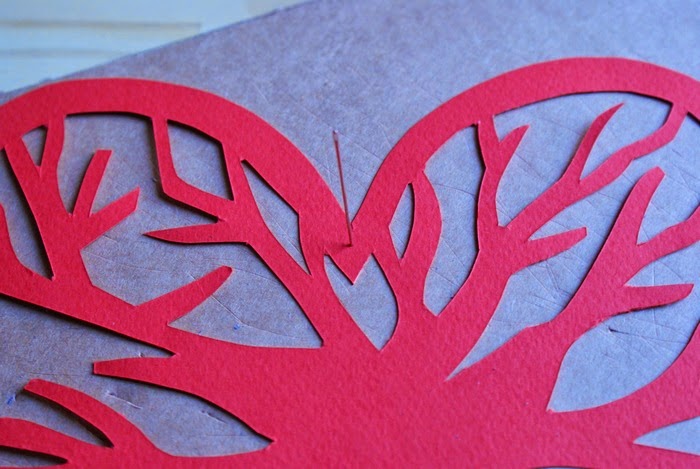 DIY HANGING HEART-TREE CARDBOARD DECORATION - Francine's Place Blog