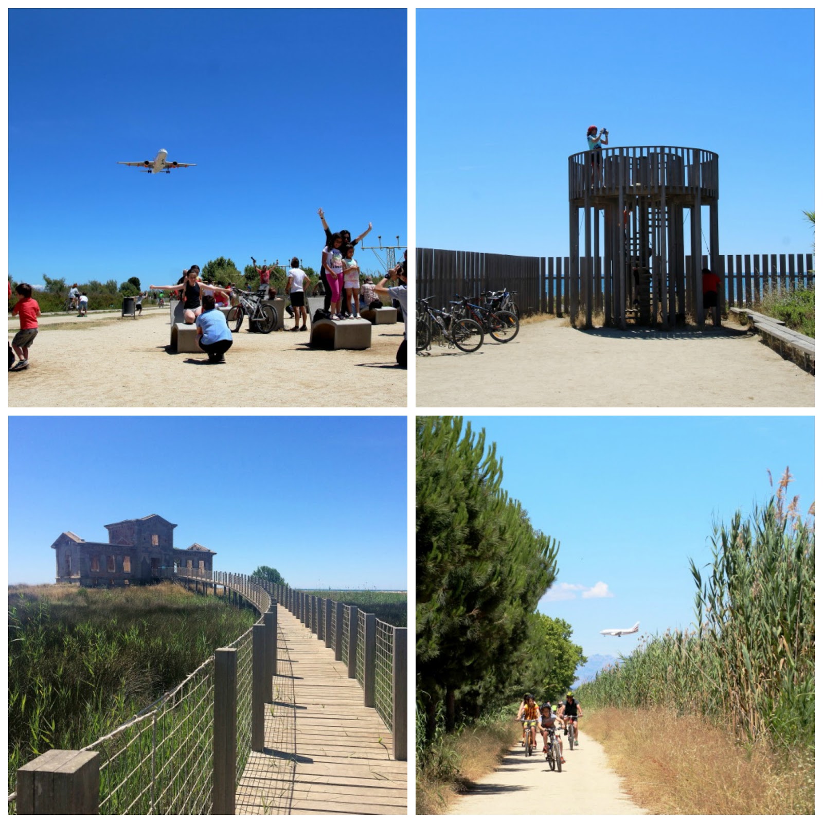 Delta del Llobregat: Mirador de aviones y ruta de los Carabineros ...