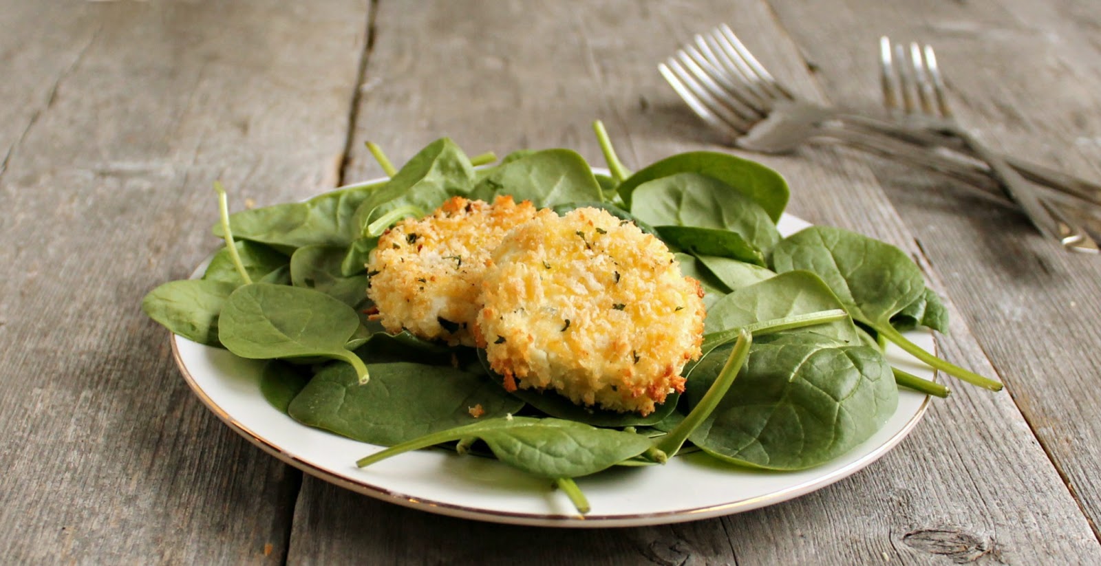 Hungry Couple: Oven "Fried" Goat Cheese