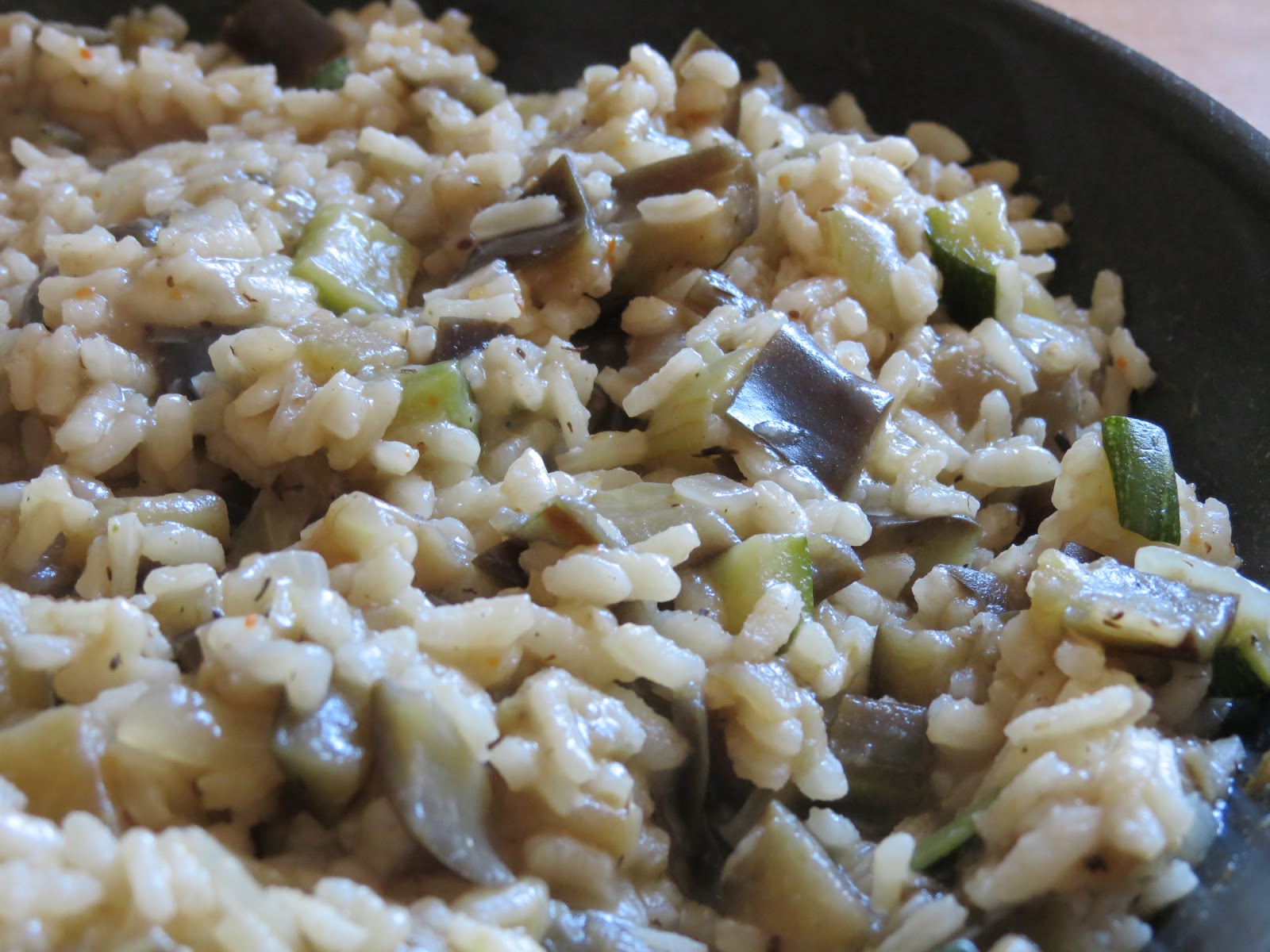 Delicious Wicked: Talianske rizoto s cukinou a baklažánom