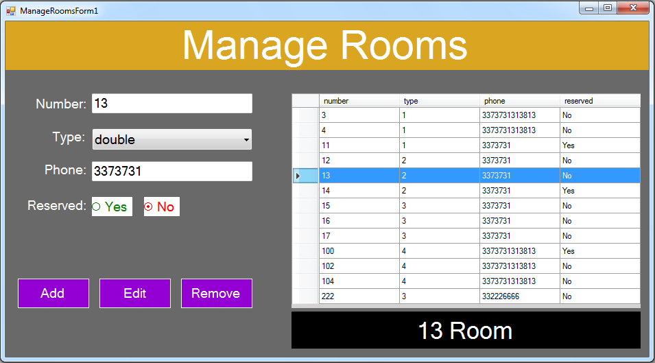 VB.Net Hotel Management System Source Code - 1BestCsharp