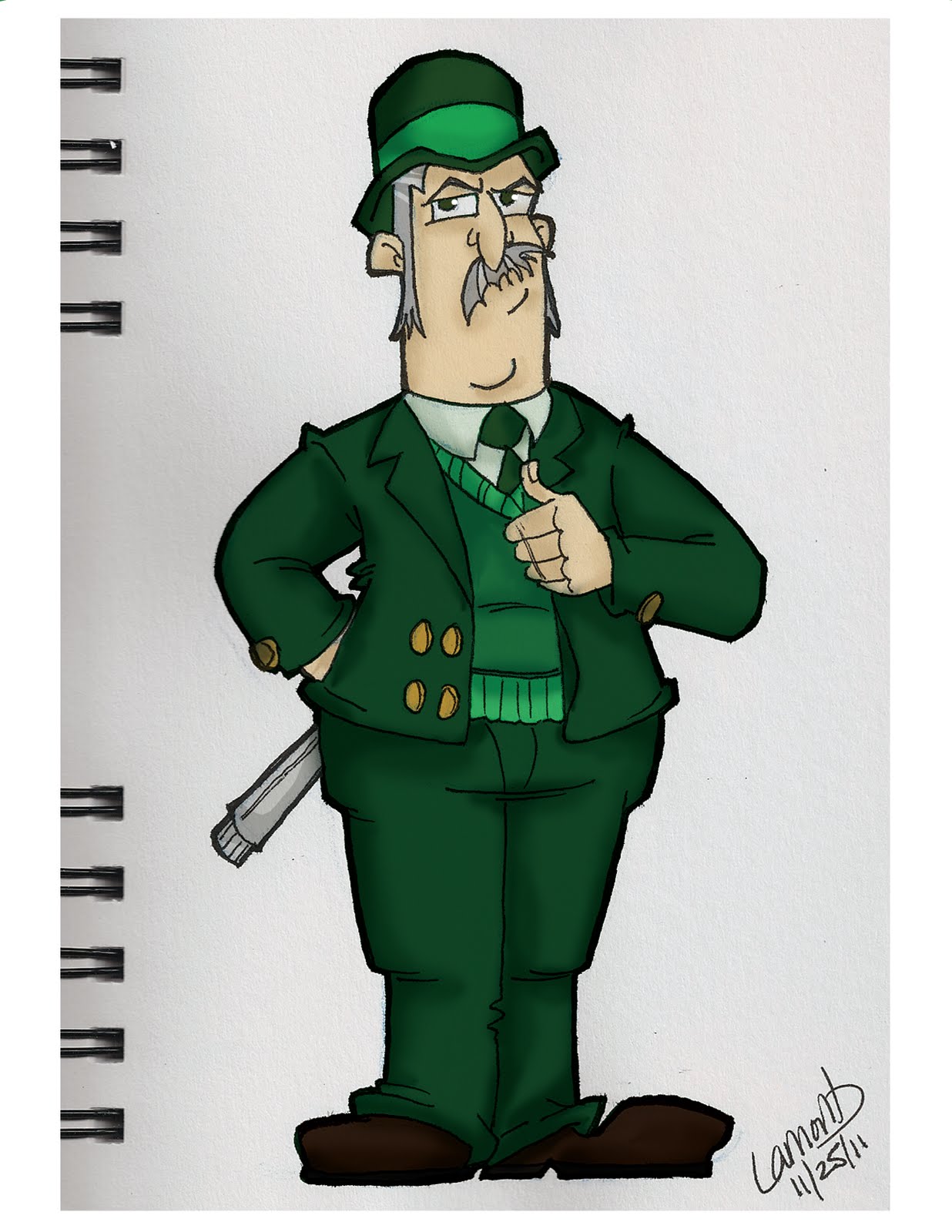 Lamont's Project 365: November 25 - CLUE's Mr. Green