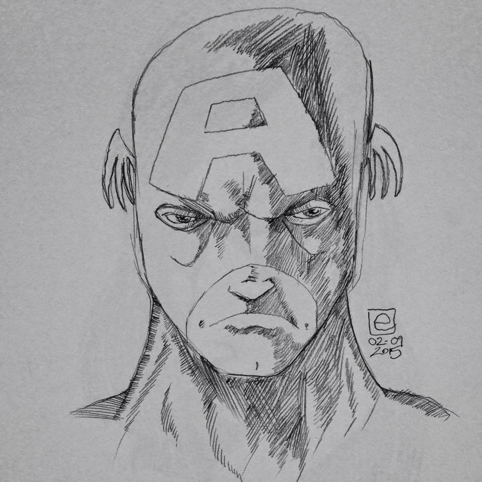 The Artists Dumpster: Grumpy Captain America