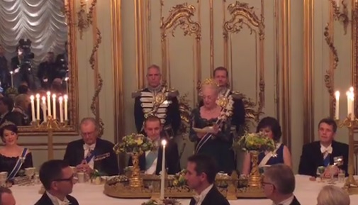Queens of England: State Dinner Sparklers: Denmark's royals at Iceland ...