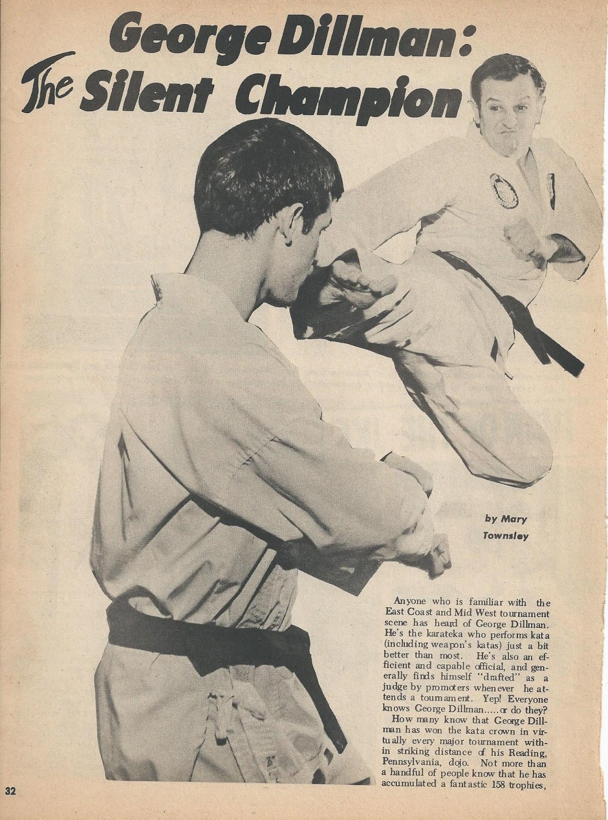 Isshin - Concentration the Art: George Dillman in 1972 on kata Onuncue