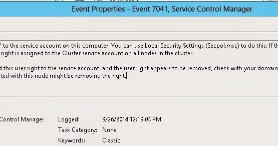 Knowledge Sharing The Service Was Unable To Log On As With The Currently Configured Password