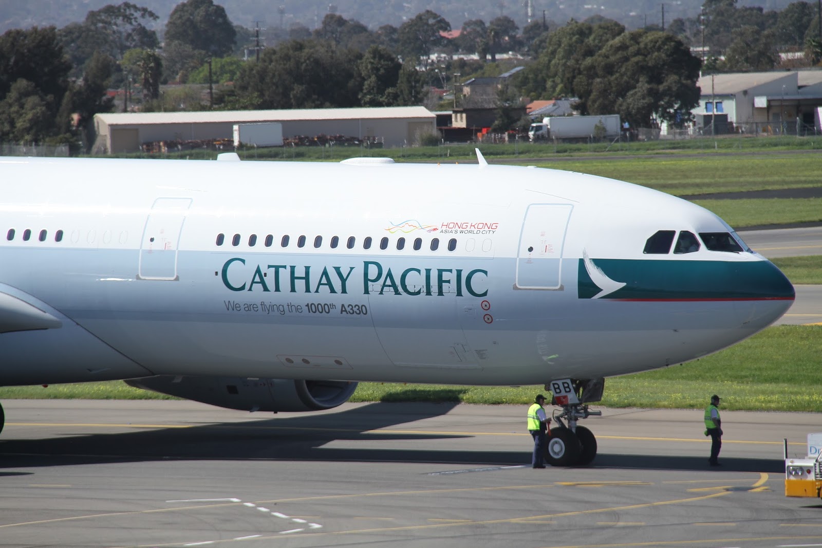 Adelaide Airport Movements: Cathay Pacific A330-300 B-LBB (1st Visit)