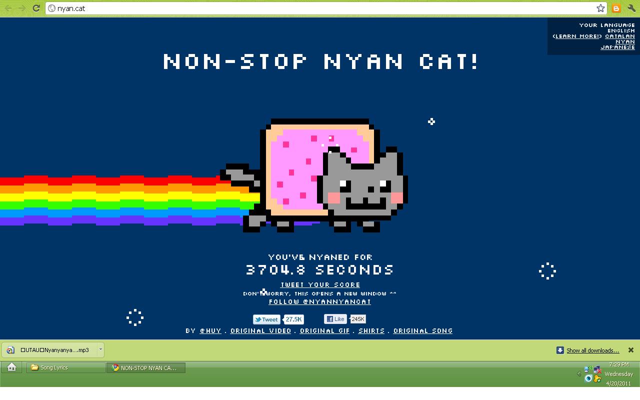 Inn Dee Mercado: NON-STOP NYAN CAT!