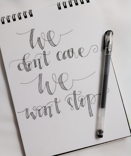 Hand Lettering: Contoh-contoh Gambar Hand Lettering