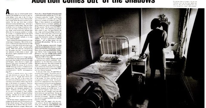 Abortion and LIFE: What Life was Like Before Roe v. Wade | Nomadic Politics