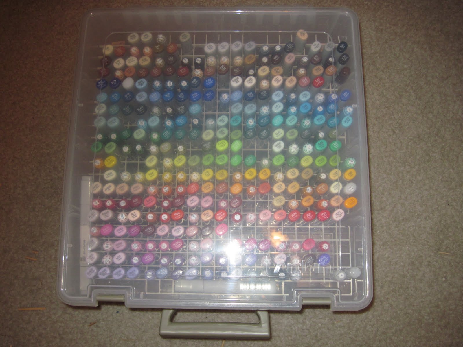 To Cut or Color: Copic Marker Storage