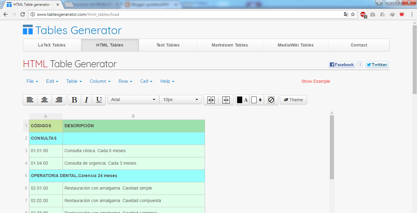 Gustatitus_PHP ! : Generador de tablas HTML con CSS