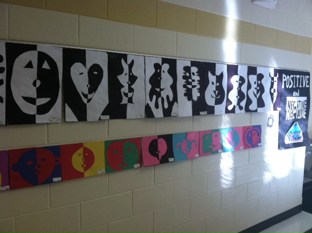 Positive & Negative Space Collage