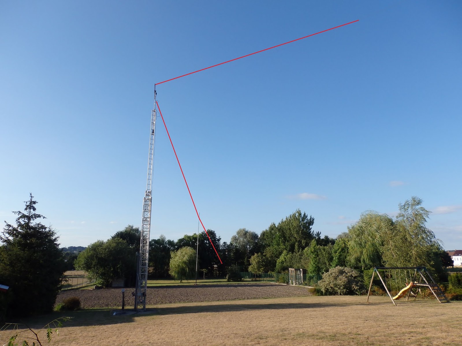 OT1A - ON4CCP: New 160m windom antenna on the air