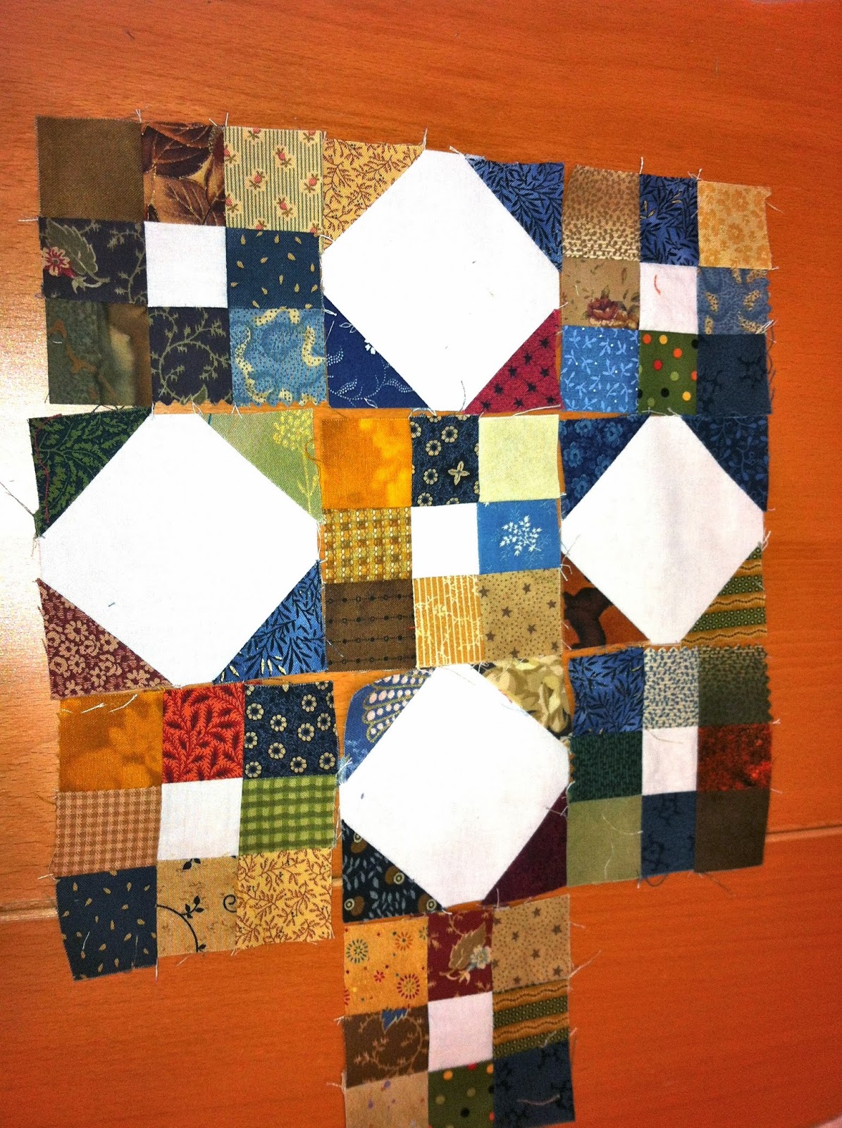 9 patch and Snowball Doll Quilt Tutorial