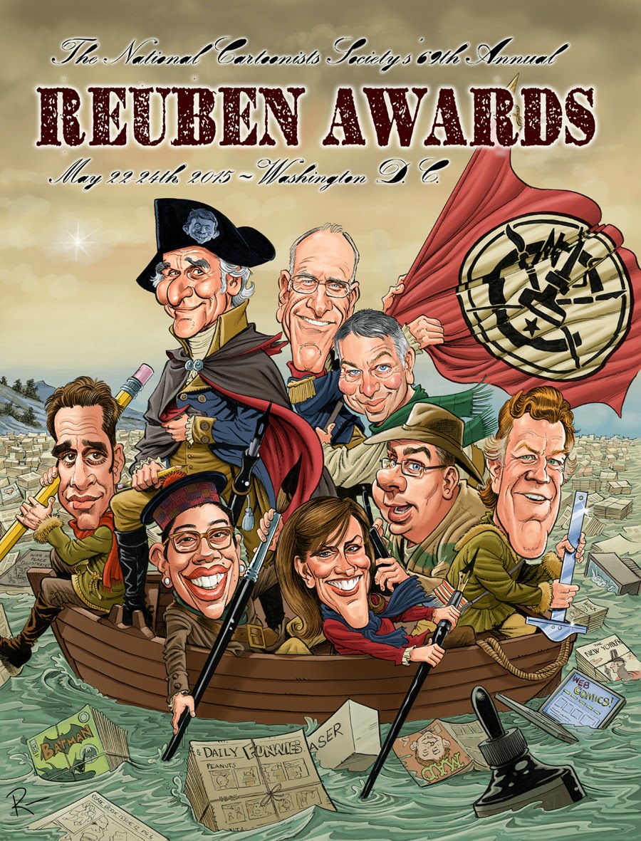 Mike Lynch Cartoons: 2015 Reuben Awards Cover Art and Speakers