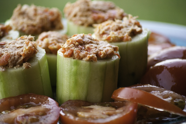 Mincir avec thermomix - Spécial régime DUKAN : Concombre farci au thon ...