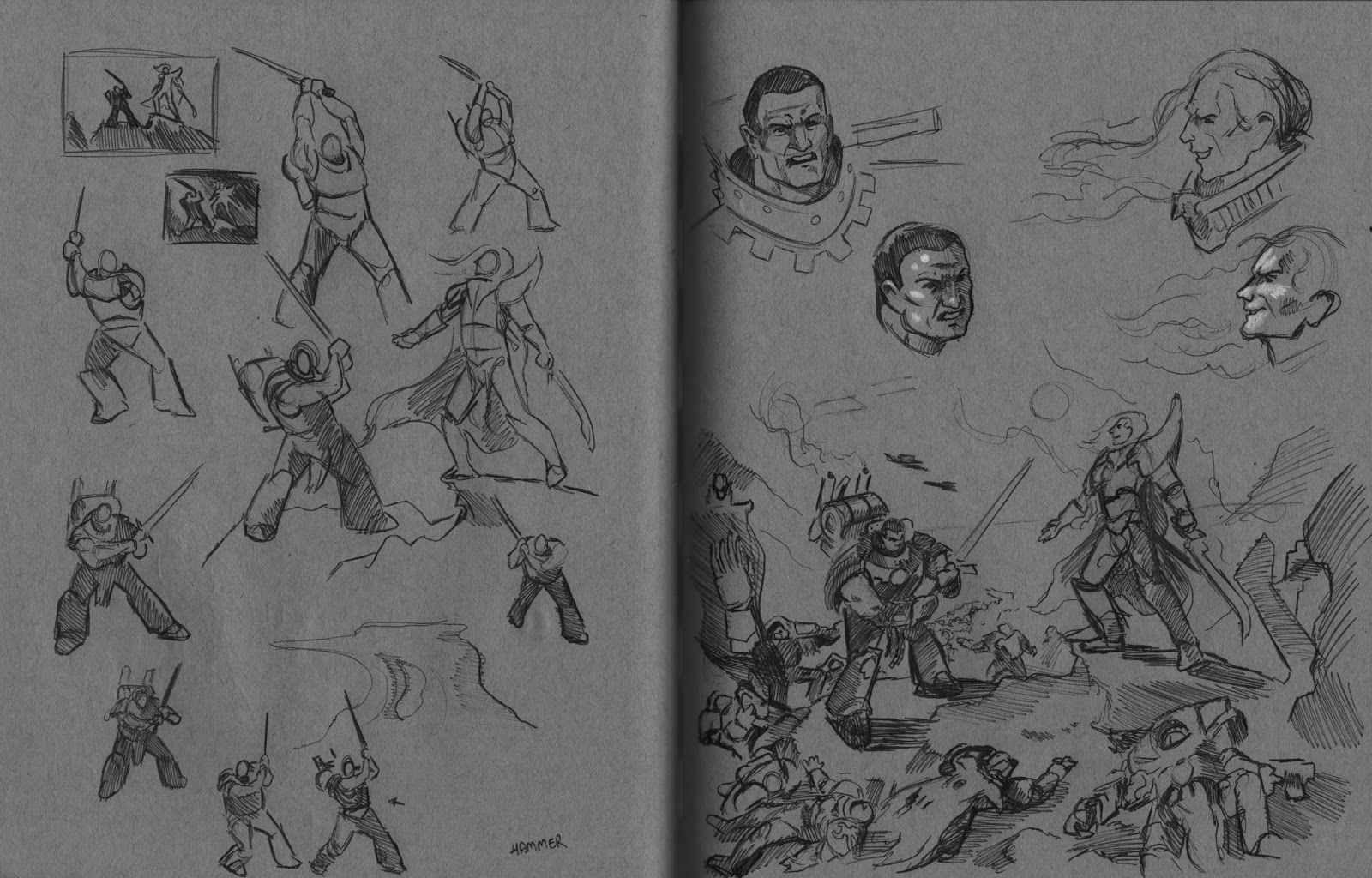 Sketch Gallery Blog | Jeff Porter Art & Illustration: Last Stand of ...