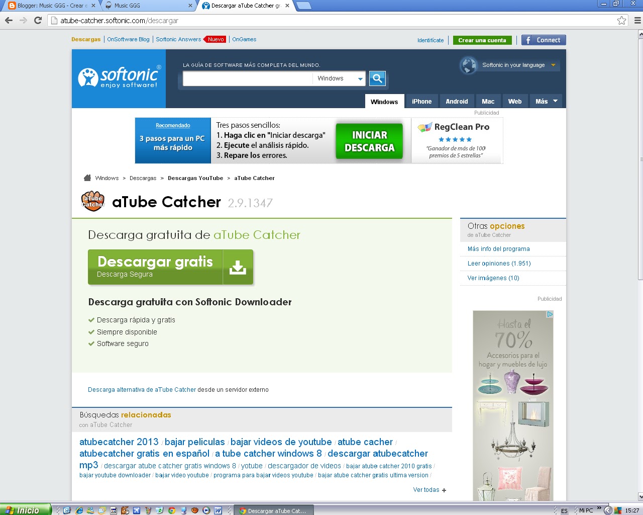 Music GGG: Cómo utilizar el aTube Catcher