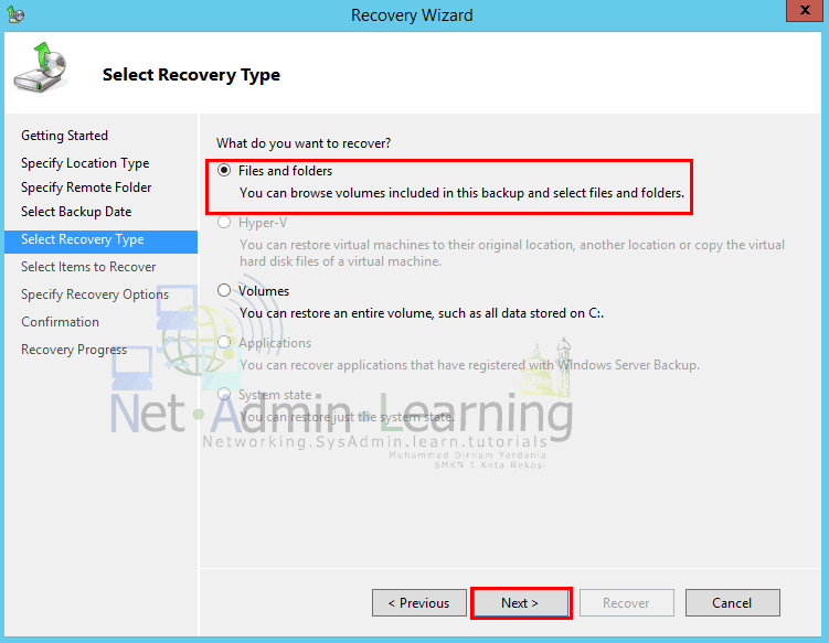 Windows Server 2012 R2 : Backup and Restore [Feature : Windows Server ...