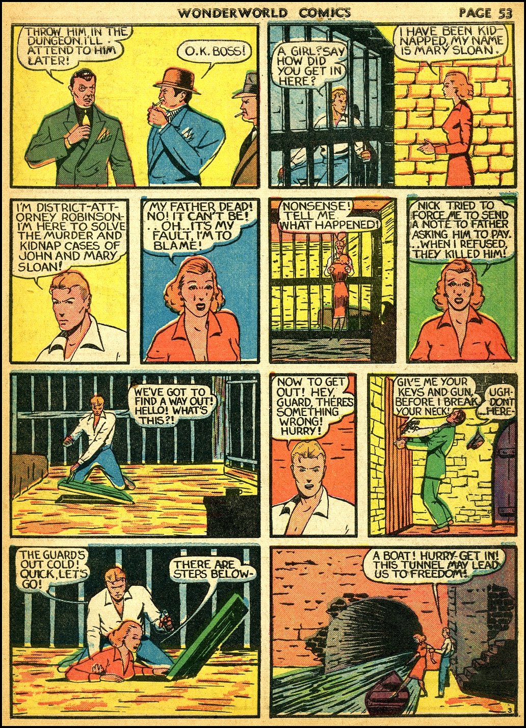 Hideouts & Hoodlums: The Larcenous Lexicon : Wonderworld Comics #6 - pt. 2