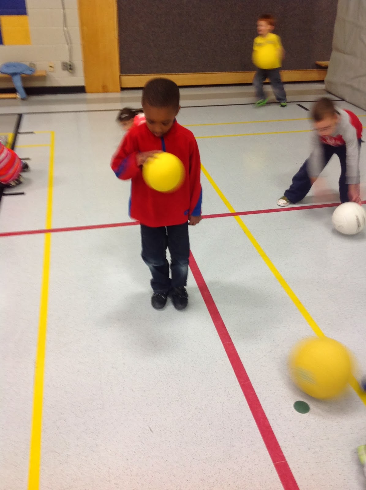 St. Anne's Movers and Shakers: Practicing Bouncing a Ball