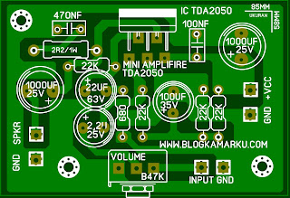 Cara Membuat Power Amplifire Mini TDA 2050 – BLOGKAMARKU