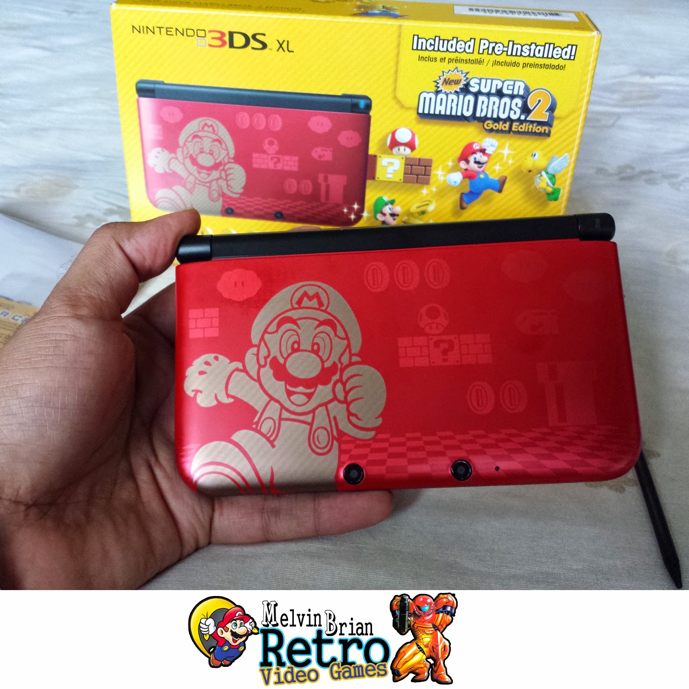 MelvinBrianRetroVideoGames: Nintendo 3DS XL - New Super Mario Bros. 2 ...