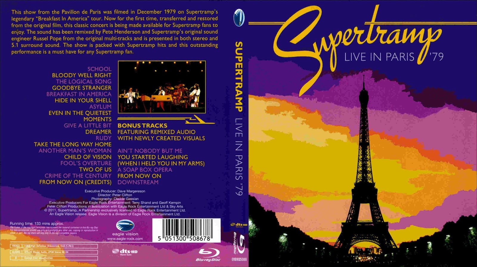 YOUDISCOLL: Supertramp - Live In Paris '79