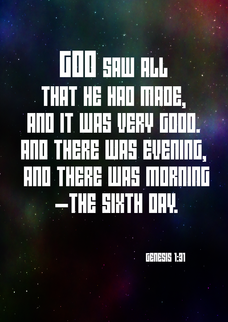 Genesis 1:31 The beginning