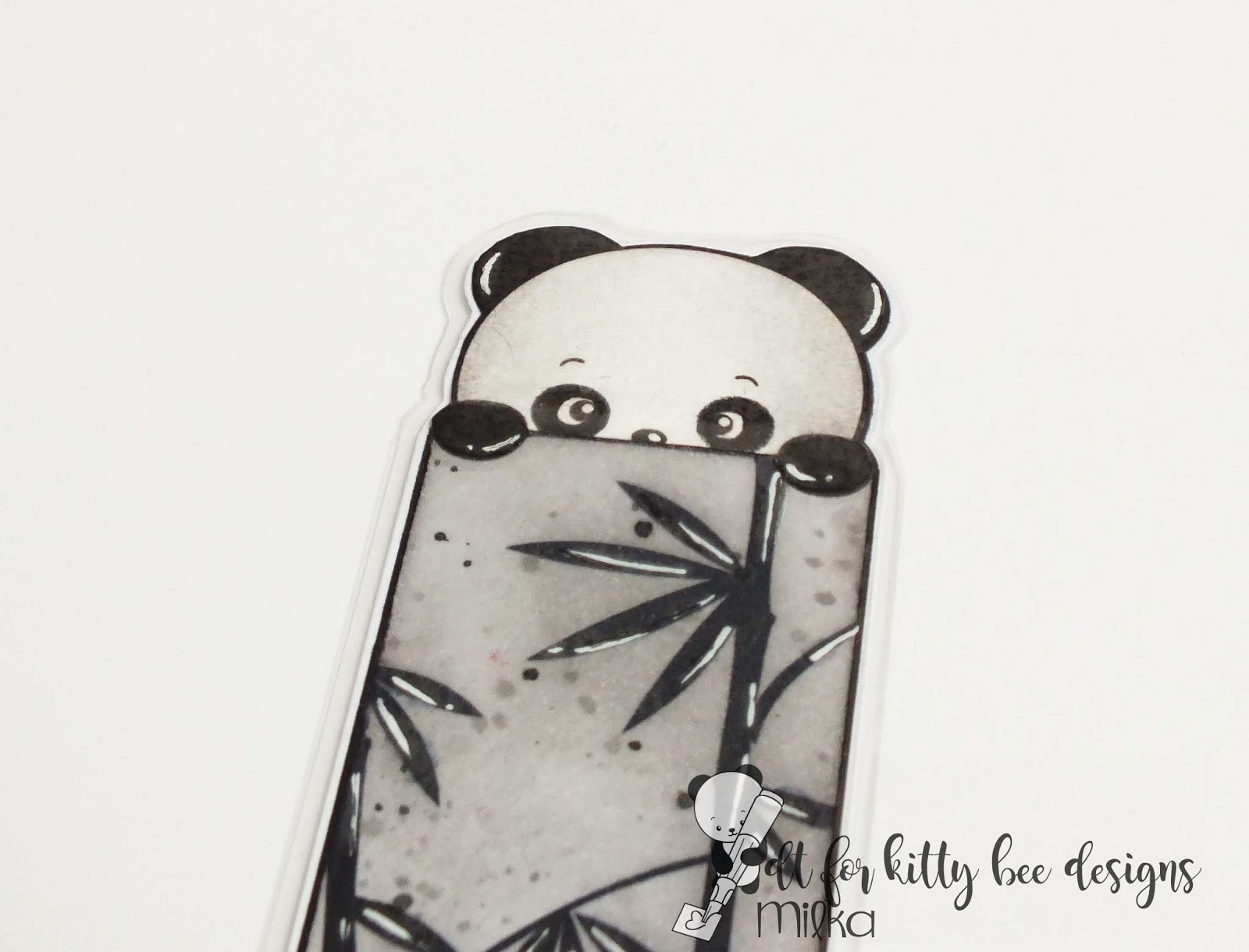 Crafty Milka: Peeking Panda Bookmark (Kitty Bee Designs Spotlight)