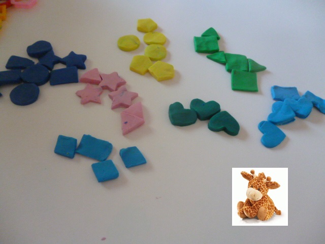 La jirafa: 271 - Figuras geométricas de plastilina