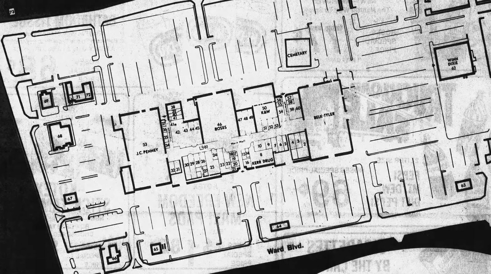 Sky City: Retail History: Parkwood Mall/Wilson Mall: Wilson, NC