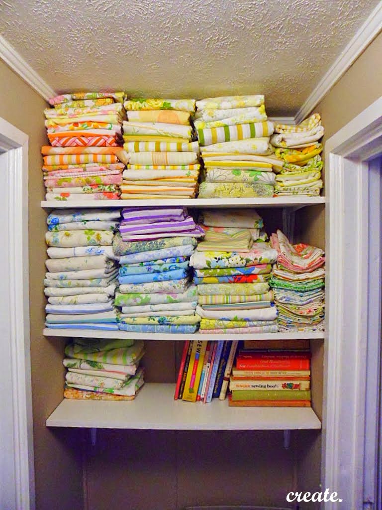 create.: Vintage Sheet Storage