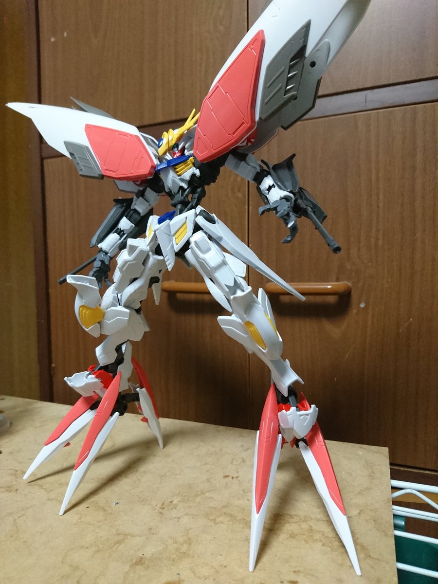 GUNDAM GUY: 1/144 Gundam Barbatos Lupus Armor Hashmal - Custom Build