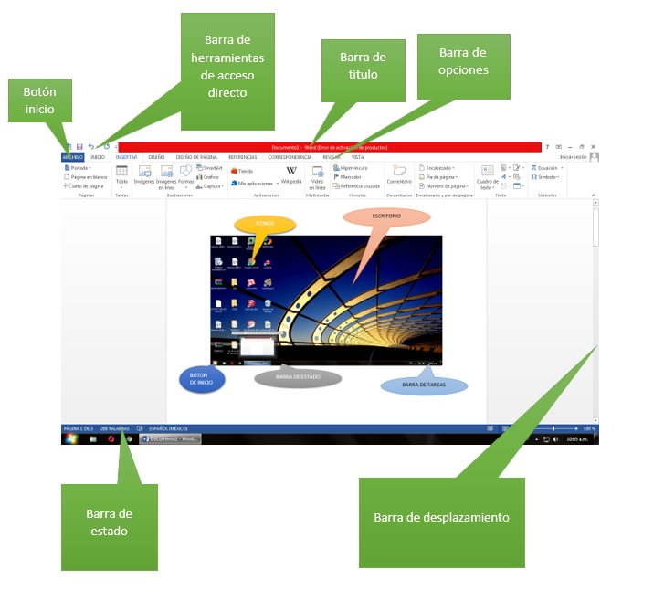 Introducción A La Informática: Interfaz De Word (Primer Apartado)