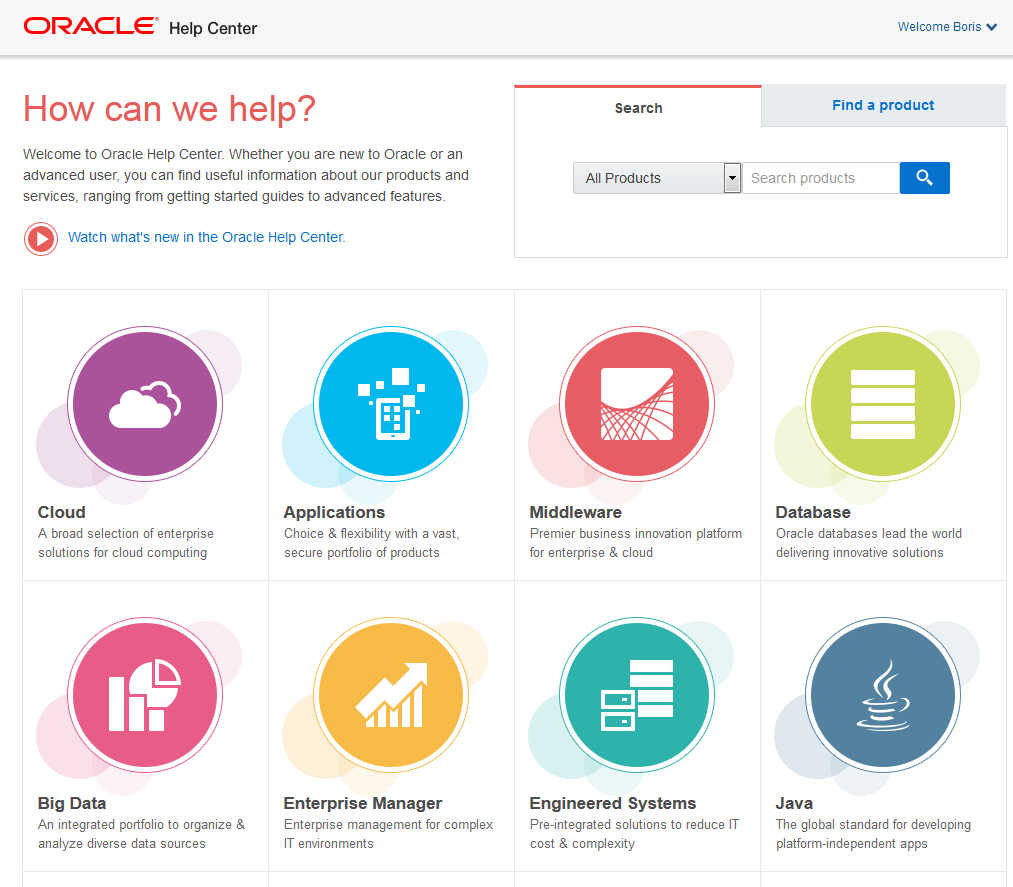 OBIEE in IL: Oracle Documentation and Tutorials in the new Help Center OBIEE in IL: Oracle Documentation and Tutorials in the new Help Center