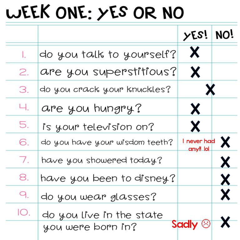 Mixing it up in Middle! : Assess Me! Yes or No, Get to Know Me! :)