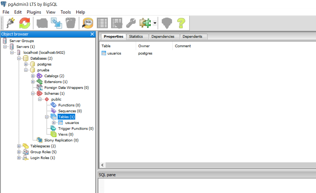 ITM : Instalar PostgreSQL