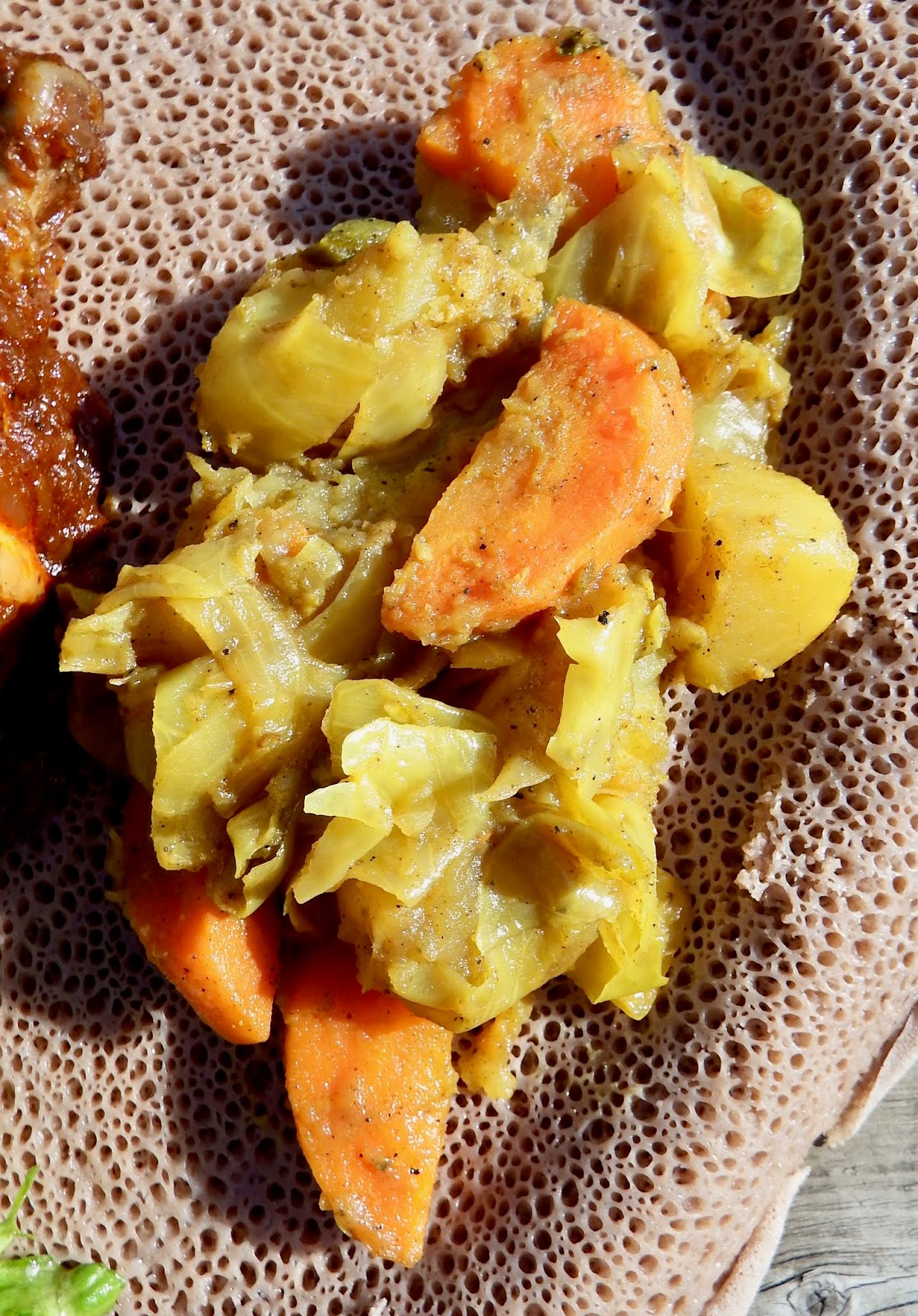 Food By Bram: Atakilt Wat (Ethiopian Cabbage, Potato & Carrot Dish)