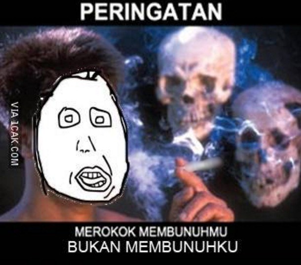 14 Meme 'Peringatan Merokok' Ini Bukannya Ngeri Malah Bikin Ngakak